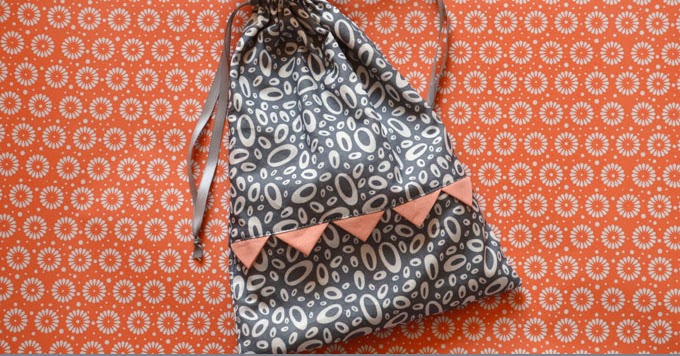 Easy draw string bag! | Mary & Patch