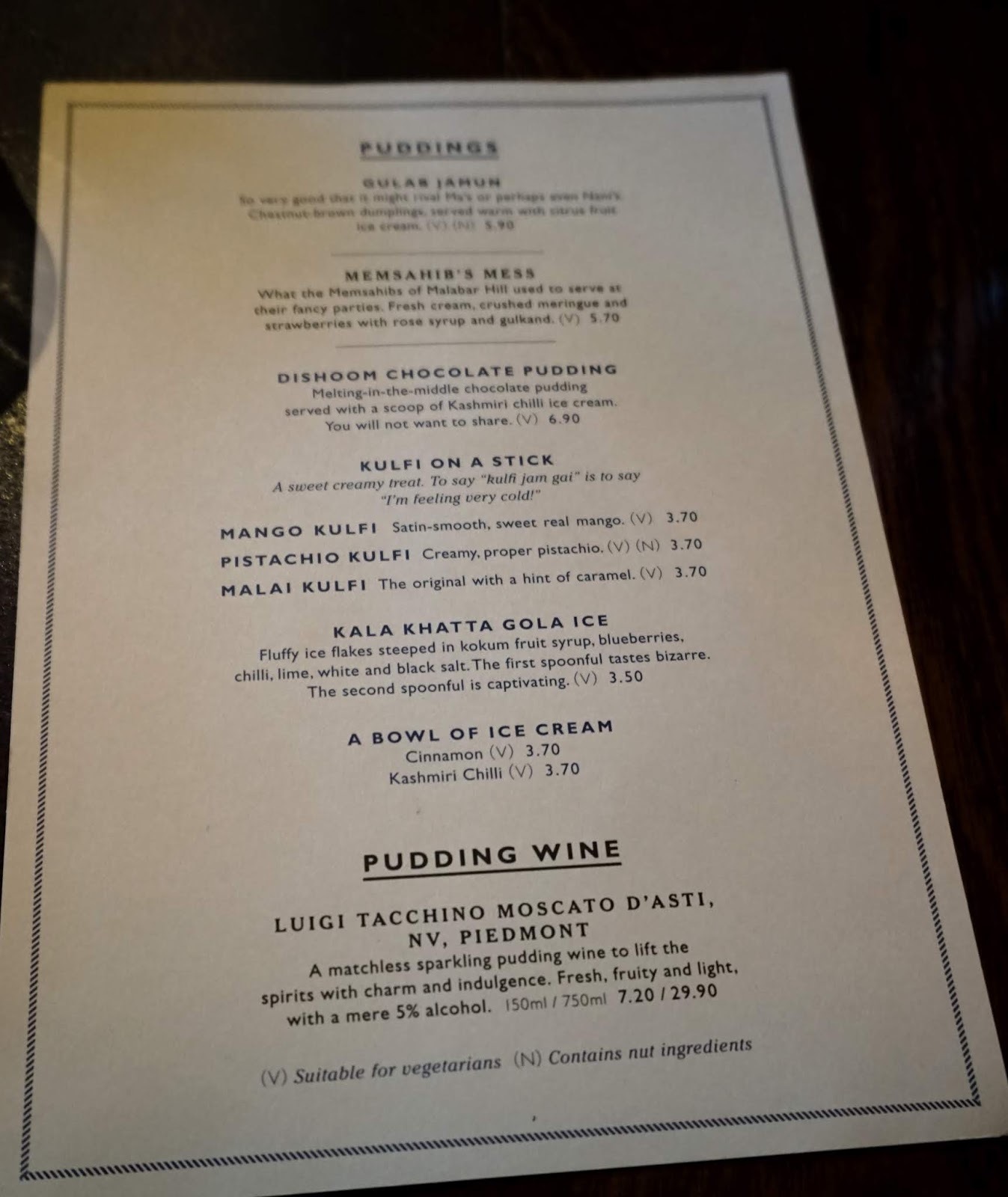 Dishoom menu - caqwearmor