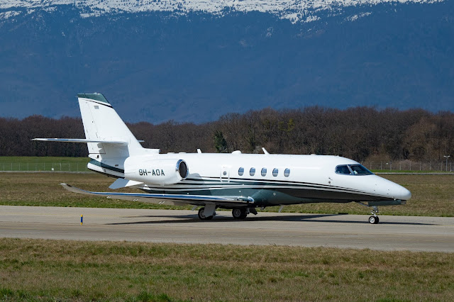 FLUGZEUGE Privatjets etc: 9H-AOA Cessna 680 Citation Latitude C68A c/n ...