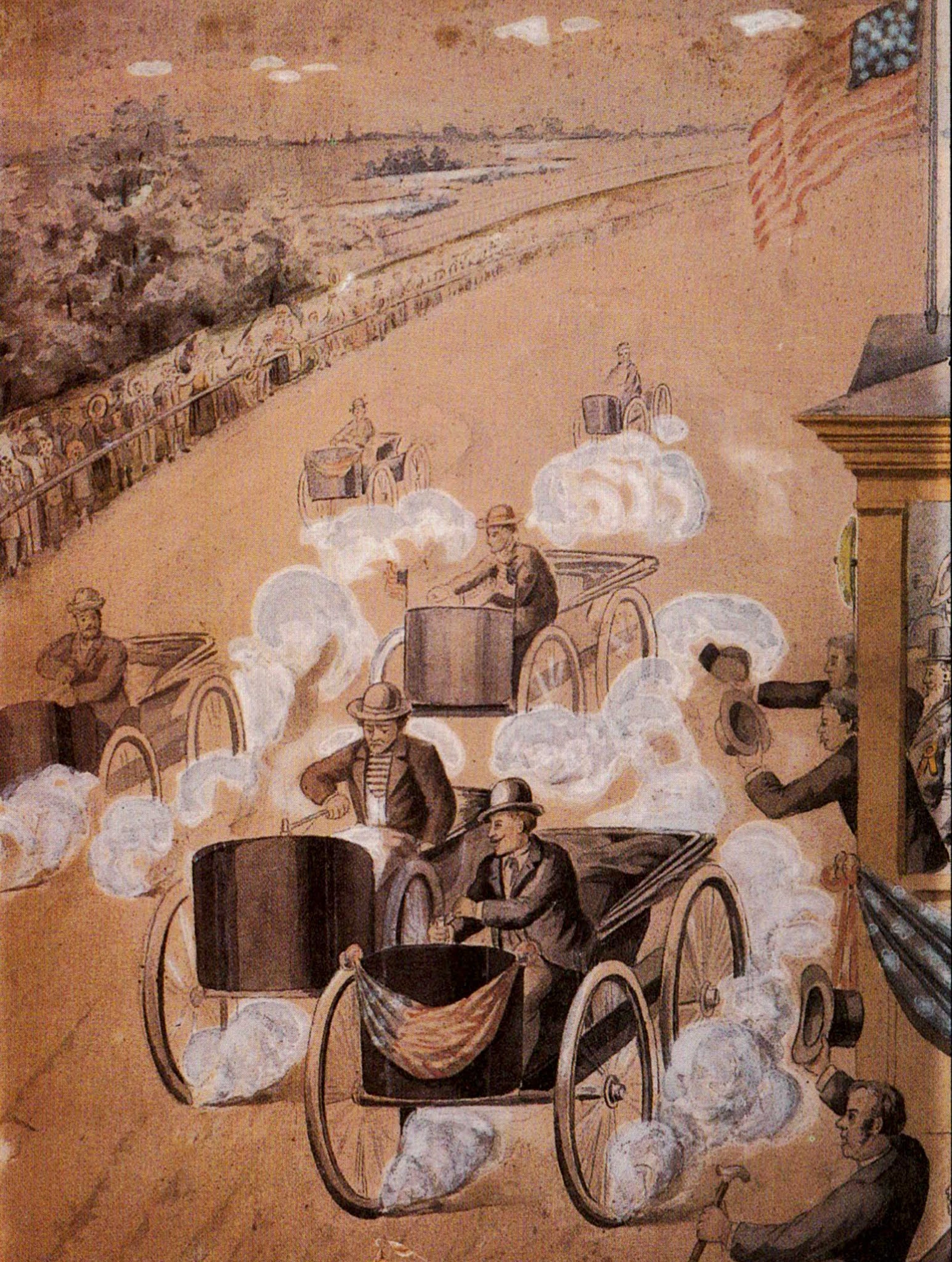 Progress is fine, but it's gone on for too long.: First motor car race