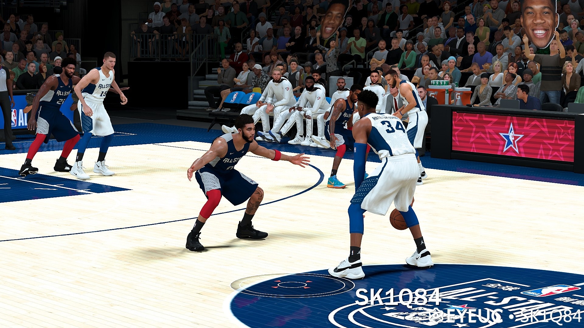 NBA 2K22 All-Star Game Court "Tribute to Mamba" by SK1Q84 & xzqiq6y ...