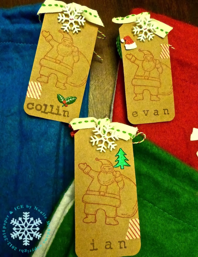 paper & ICE: Santa Sack Tags