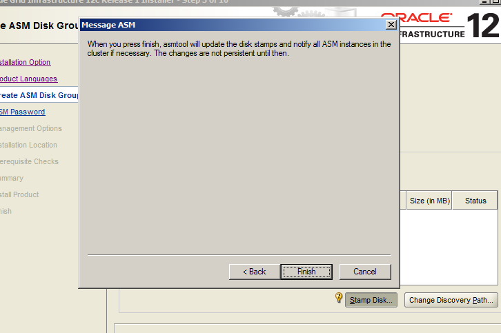 ASM Disks Stamping on Windows | OracleNext - Solution to your Oracle ...