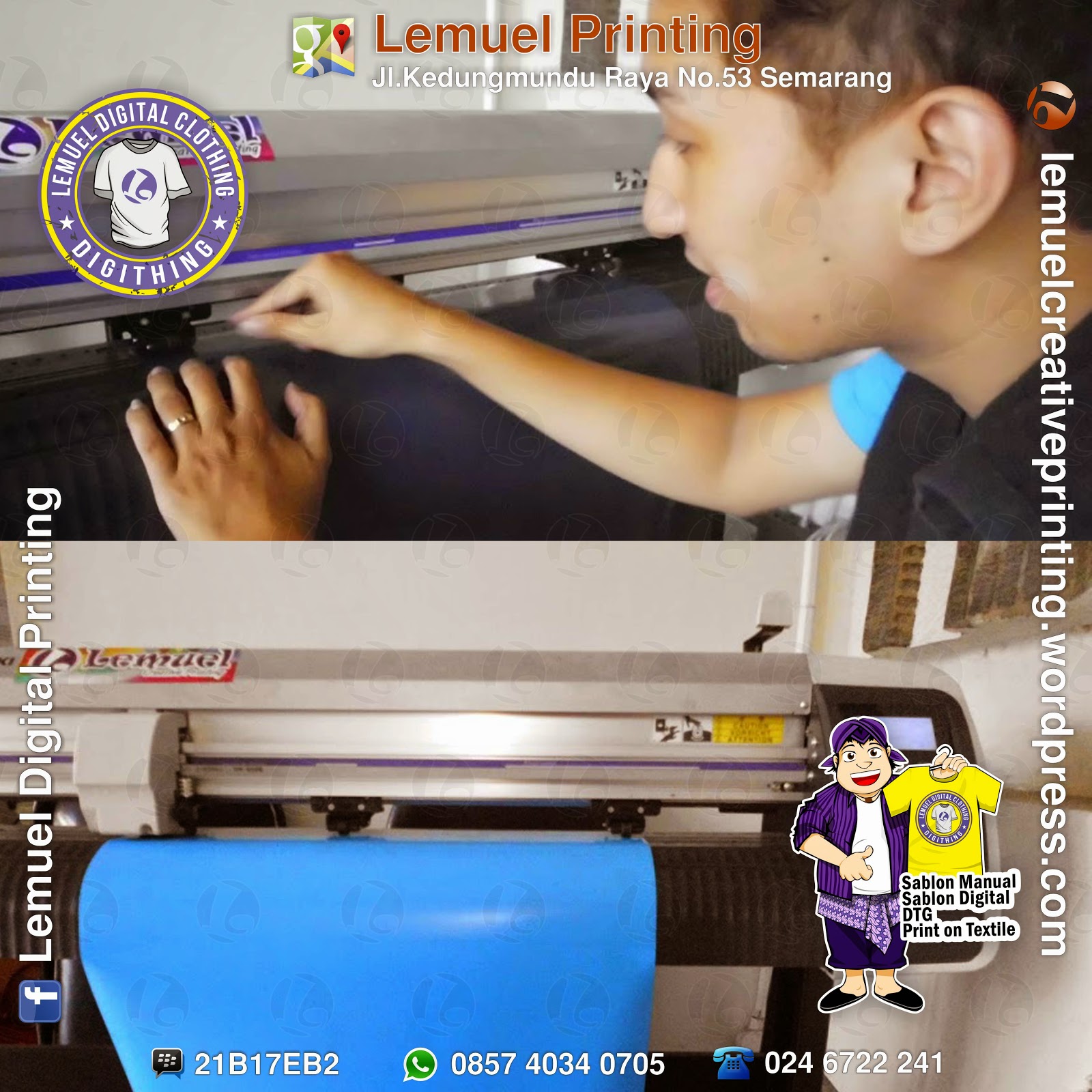 LeMuel Produksi SABLON DIGITAL VideoFlex Berkualitas by DIGITHING ...