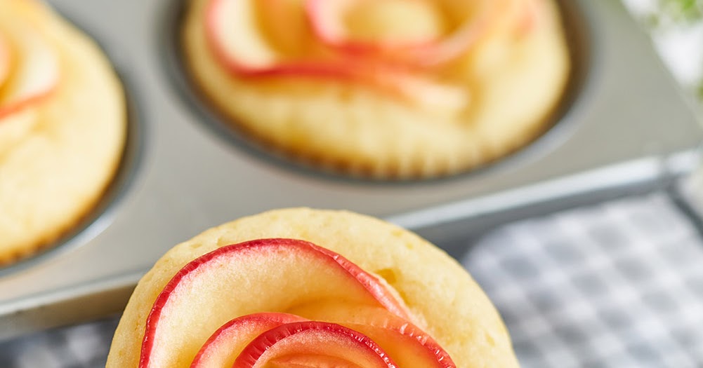 dailydelicious thai: โรสแอปเปิ้ลมัฟฟิน: Apple Rose Muffins