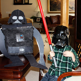 just what i {squeeze} in: Darth Vader Pinata