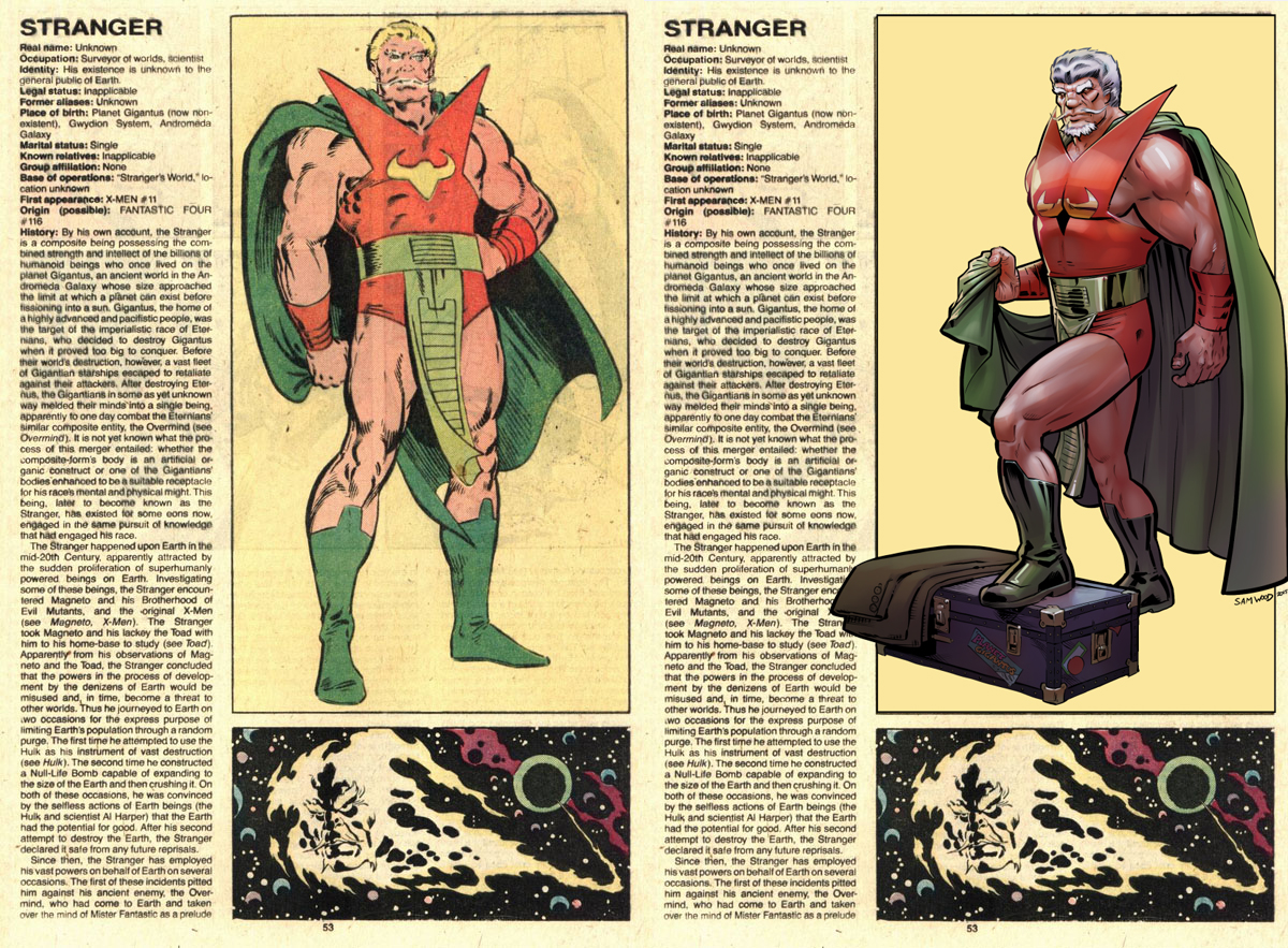 The Official Handbook to the Marvel Universe - REDUX Edition: STRANGER ...