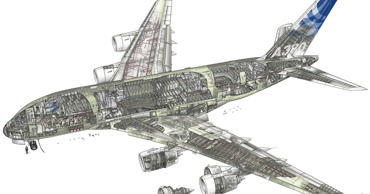 Airbus A380-800 Cutaway Drawing | Aircraft Wallpaper Galleries