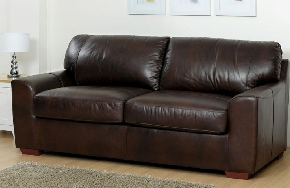 SOFA KULIT ASLI MINIMALIS TYPE 2 SEAT