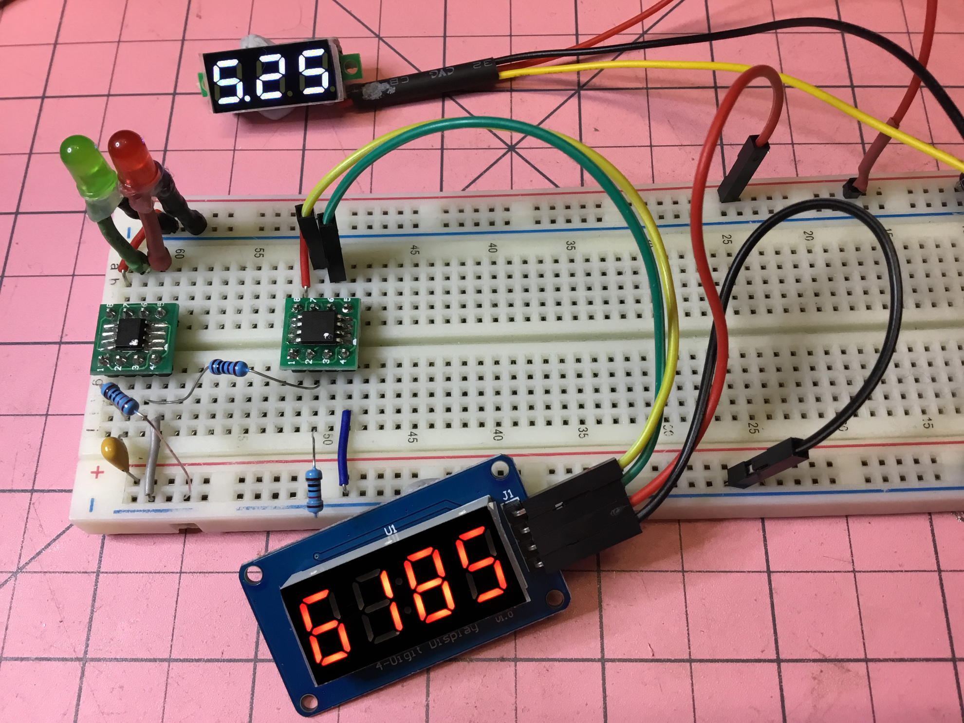 One circuit a week: 0000 0000 0100 0000