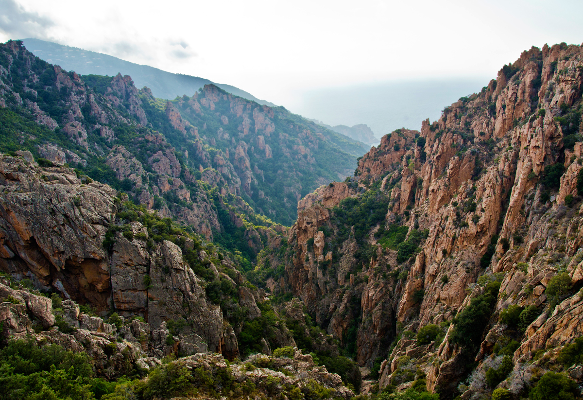 Calanques de Piana un univers mineral
