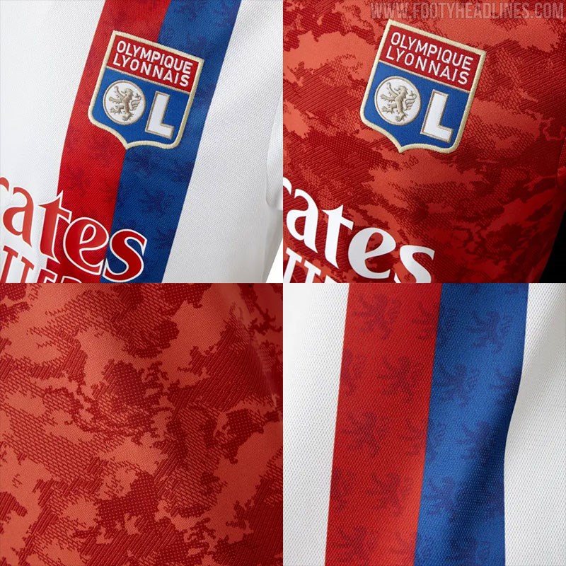Olympique Lyon 21-22 Home Kit Released - Footy Headlines