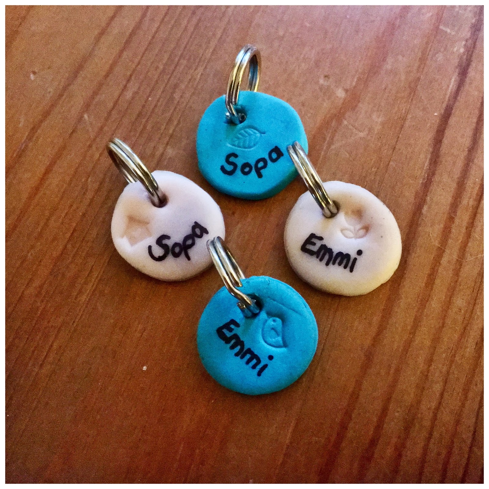 Serendipity is Life: DIY - Hundemarken - DOG ID Tag - aus Fimo