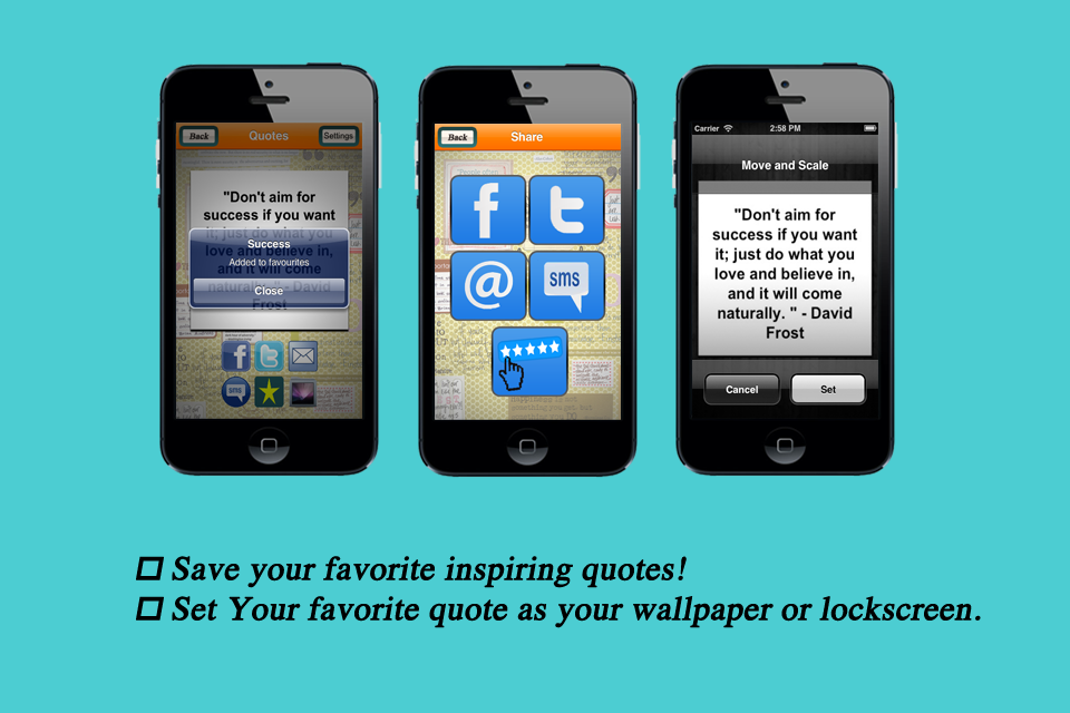 Quotes - (Famous, Motivational and Inspiring Quotes For iPhone And iPad ...