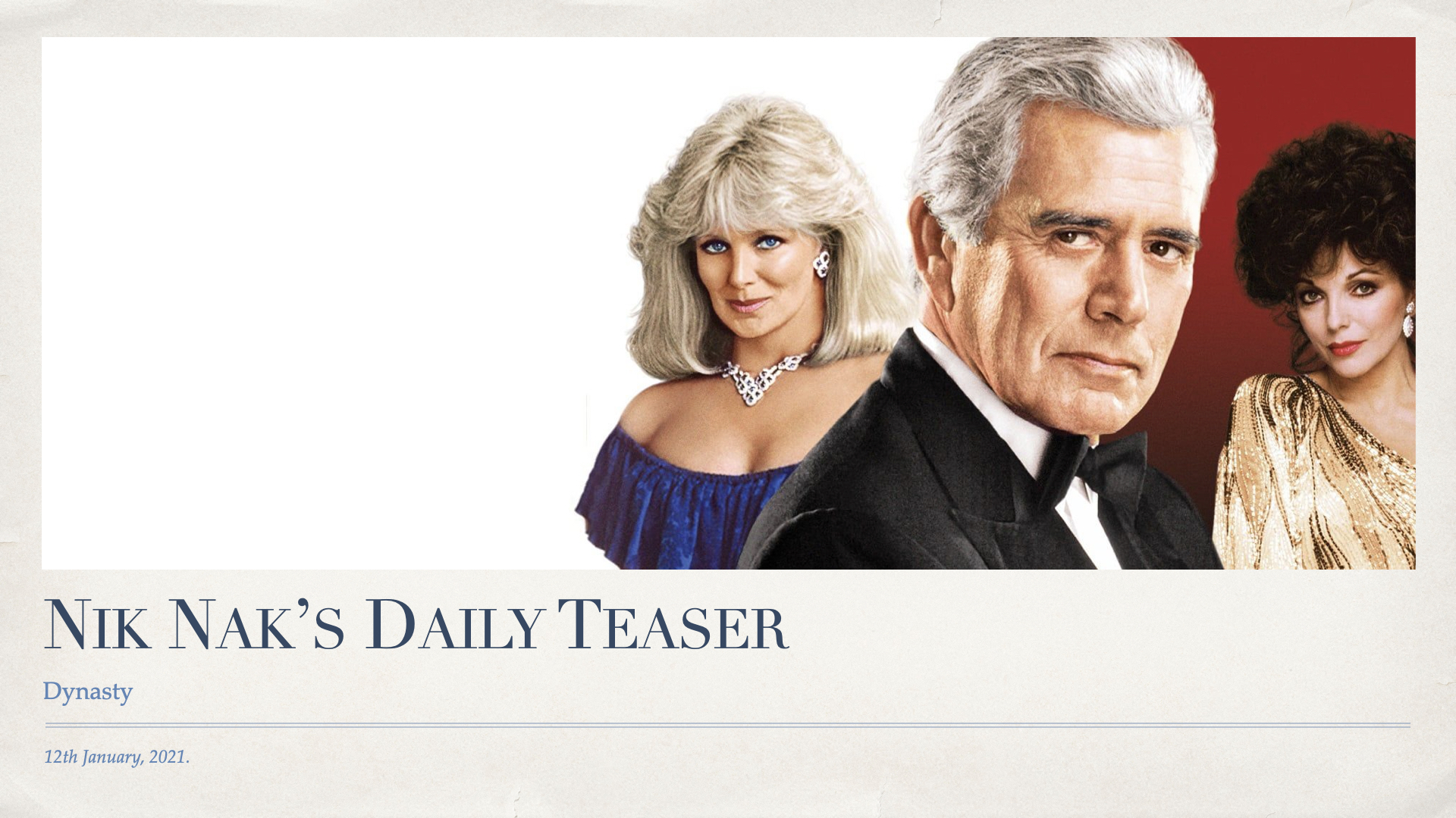 Nik Nak’s Old Peculiar: January 2021