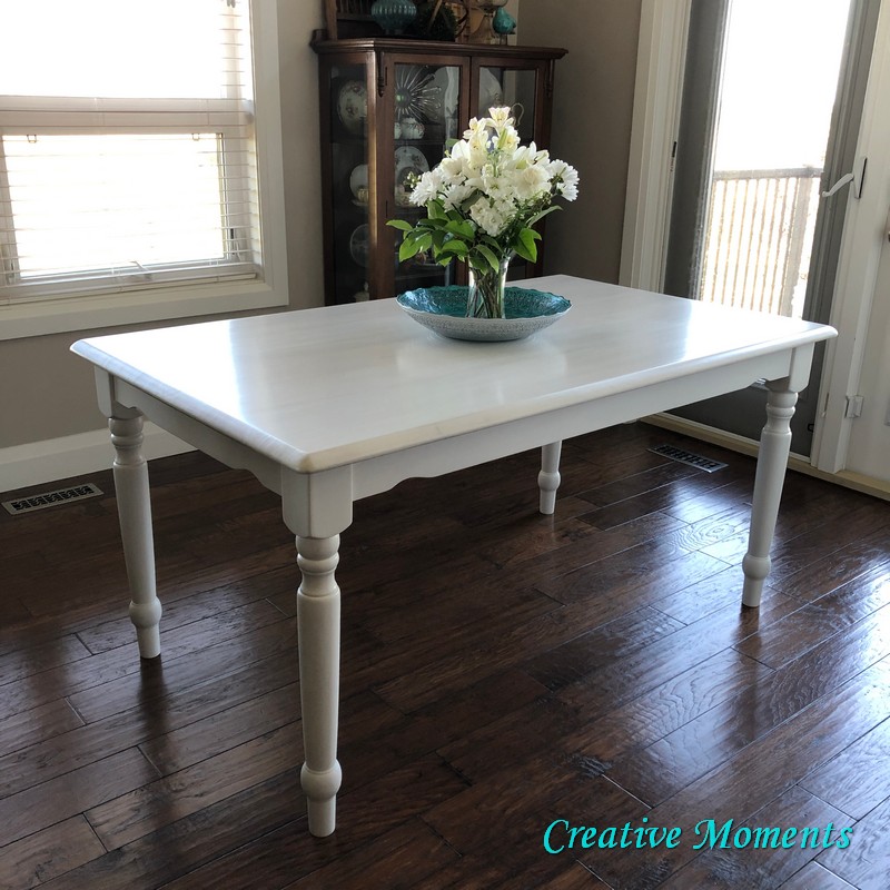 Farmhouse White Dining Table