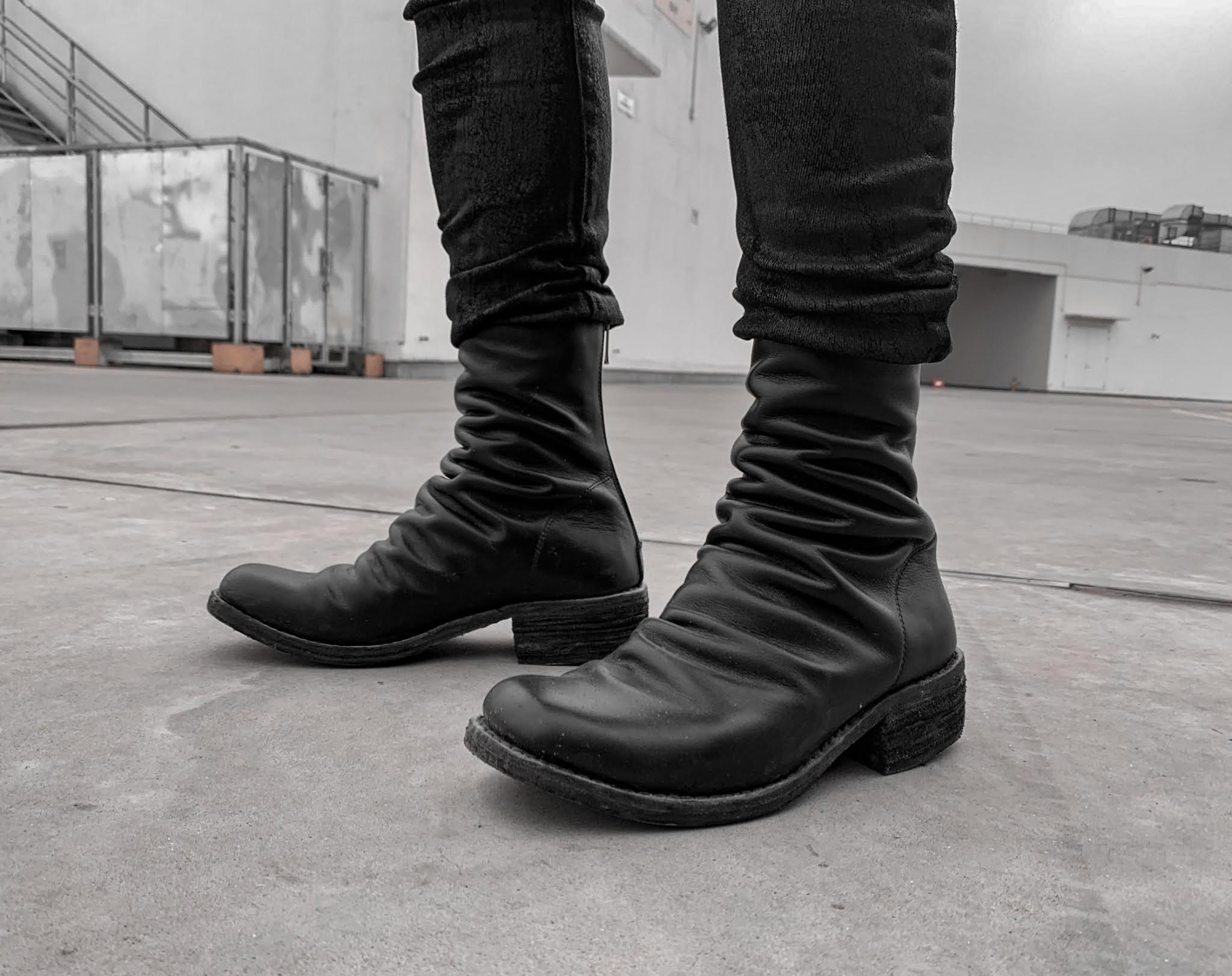 WALKER 801B - WALKER BACK ZIP BOOTS 801 IN BLACK - Walker Vietnam