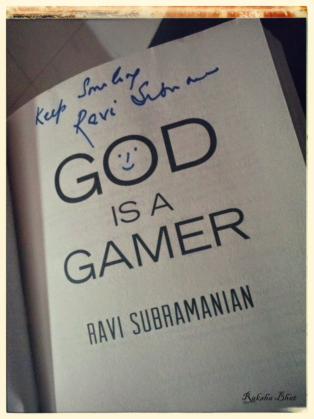 A CANARY'S DIARY: God Is A Gamer - Book Review