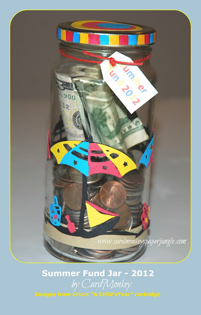CardMonkey's Paper Jungle: Summer Fund Jar - Day #2 of the School's Out ...