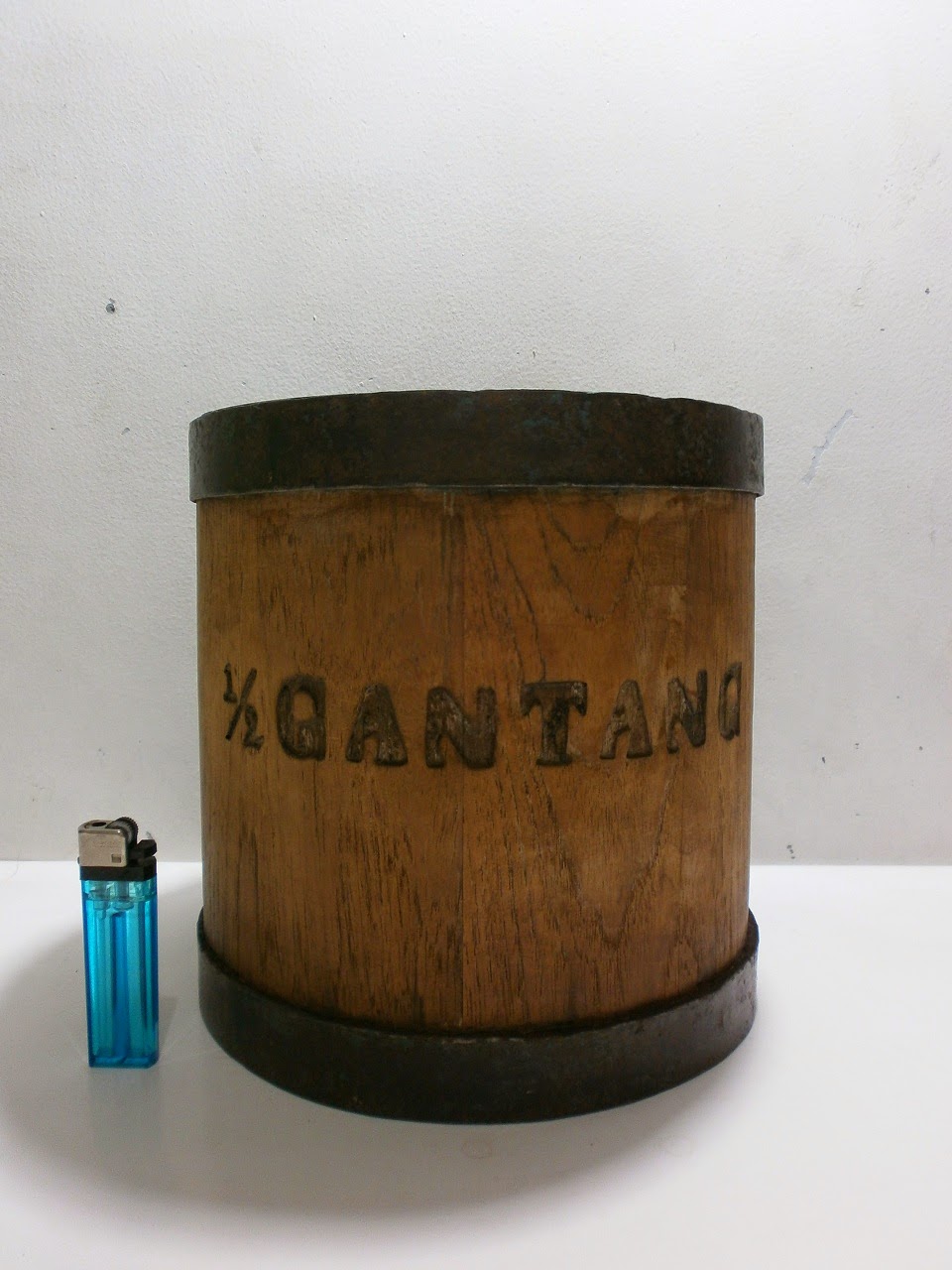 Antikpisan: Literan Beras Kapasitas '1/2 Gantang' Era Kolonial Belanda ...