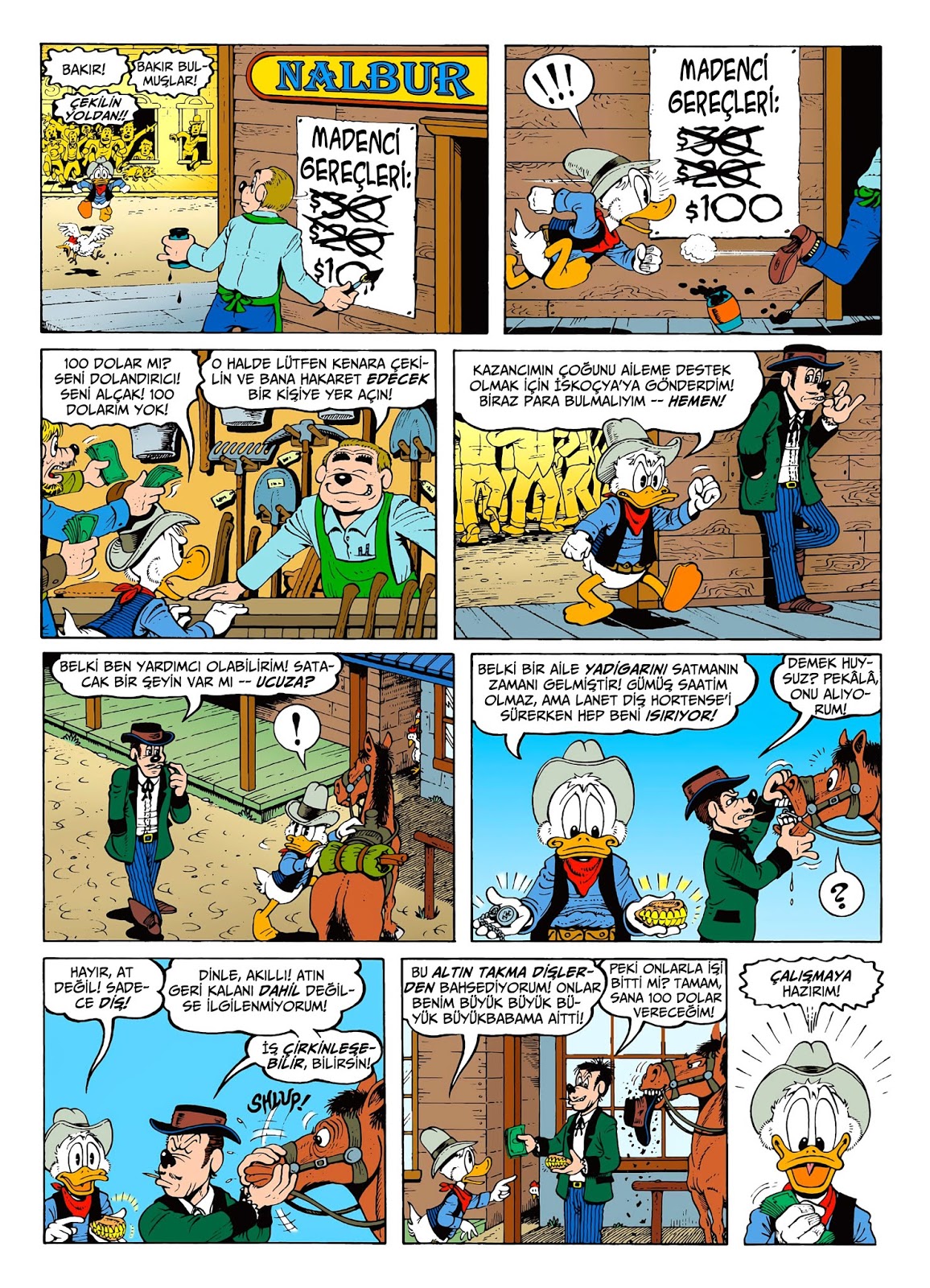 Donald DUCK Varyemez : Kaynak Çizgi diyarı : LOBADOR Paylaşımı