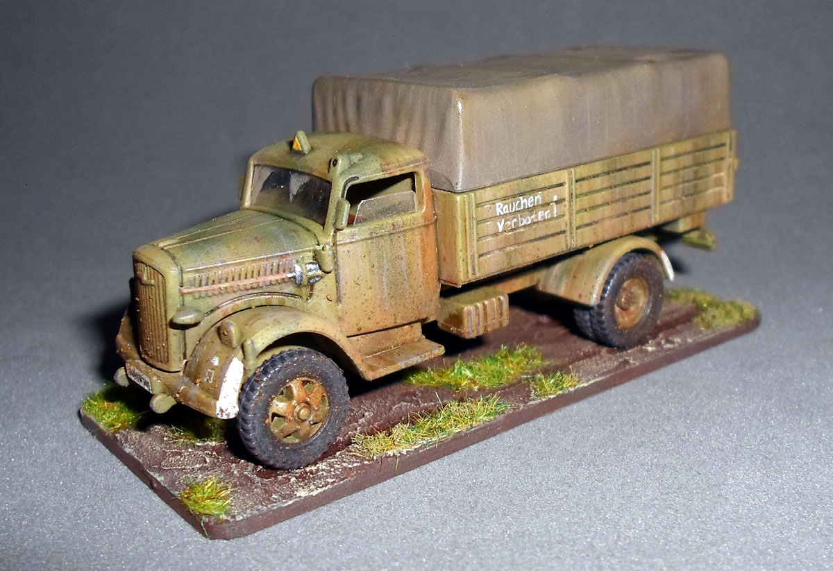 Too Much Lead: German Supply Truck - Super detail from nothing much!