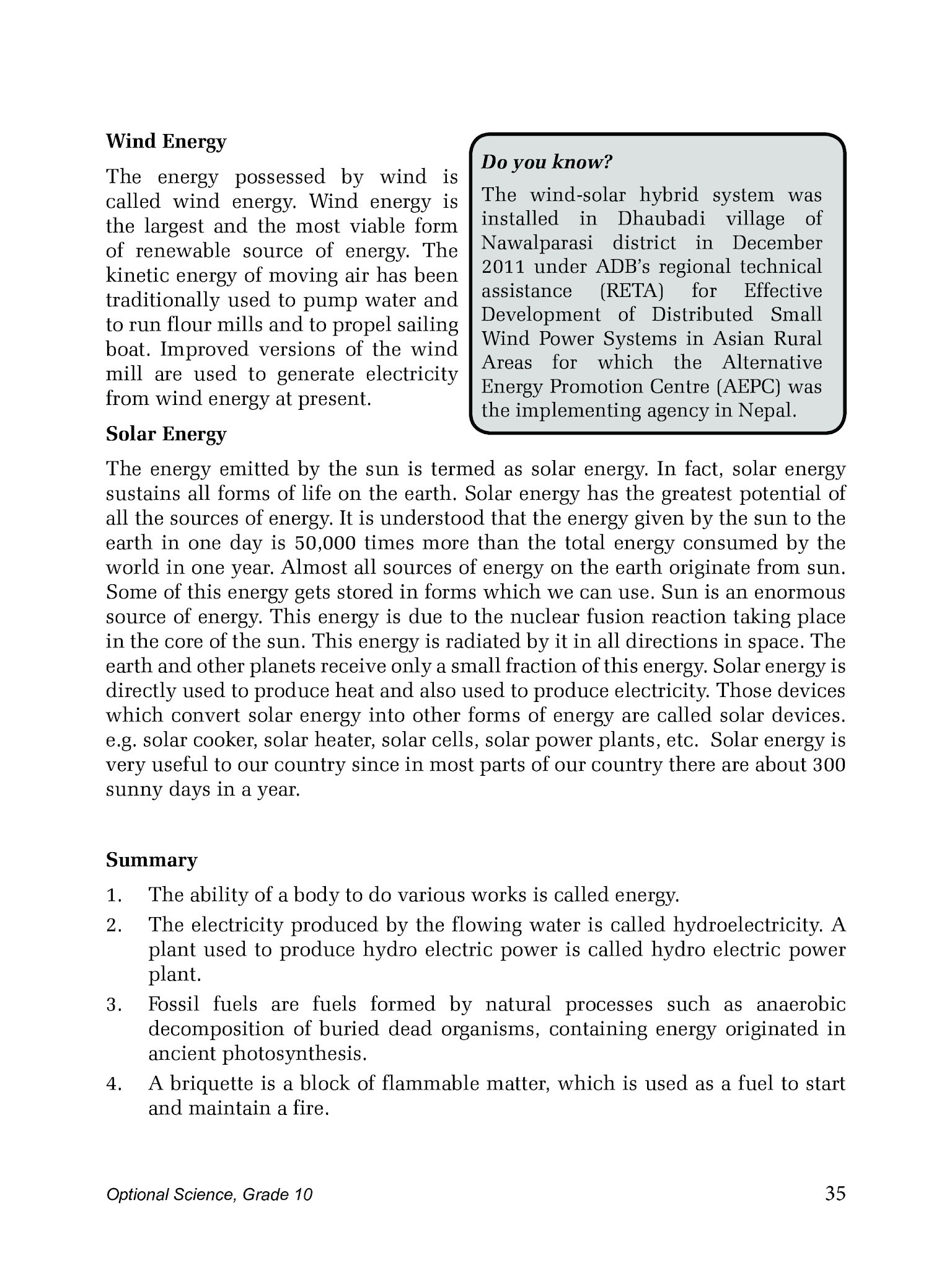 Optional-Science-Grade-10