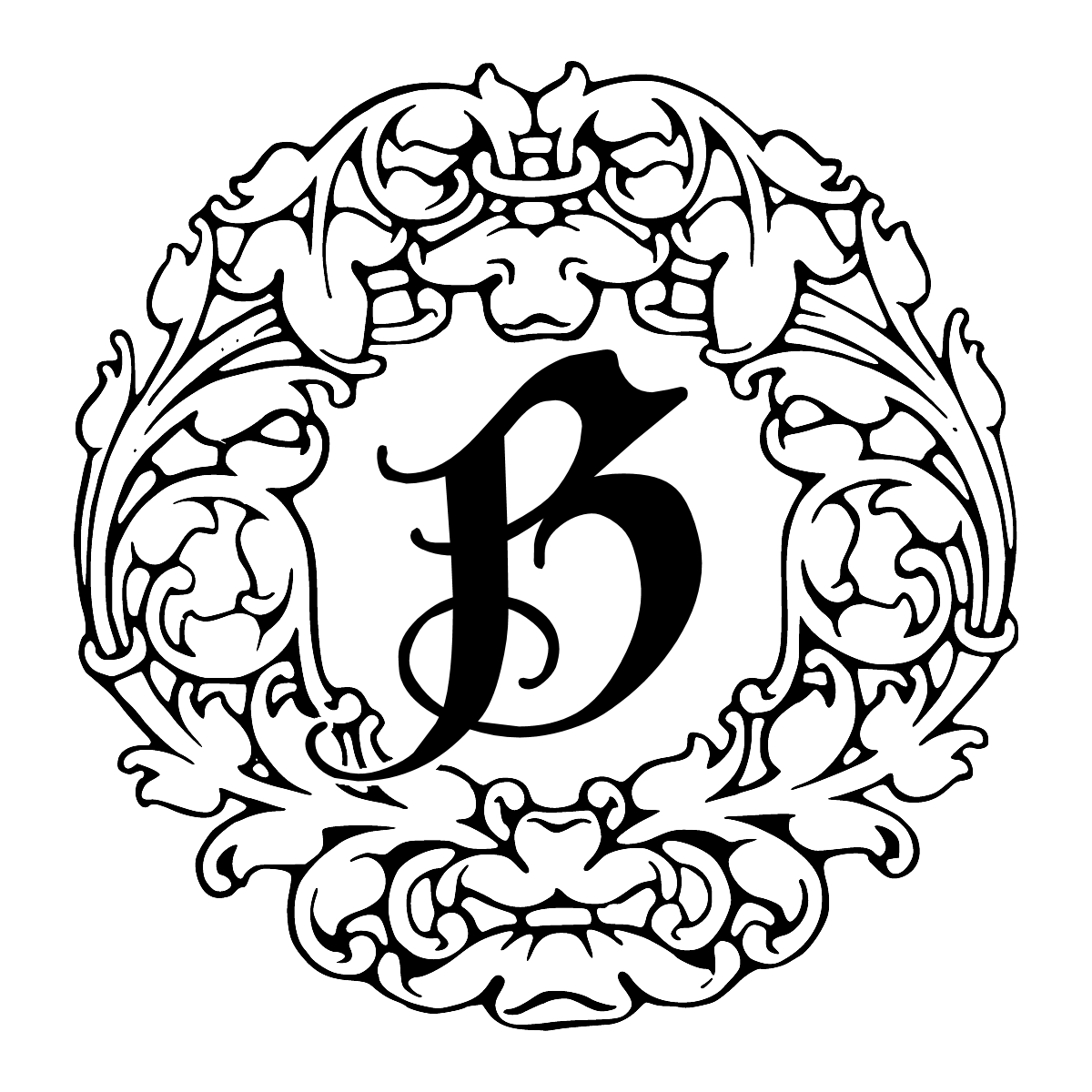 Vintage Tlc: Monogrammed Letter "B".... Printable