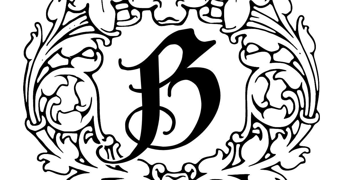 Vintage Tlc: Monogrammed Letter "B".... Printable