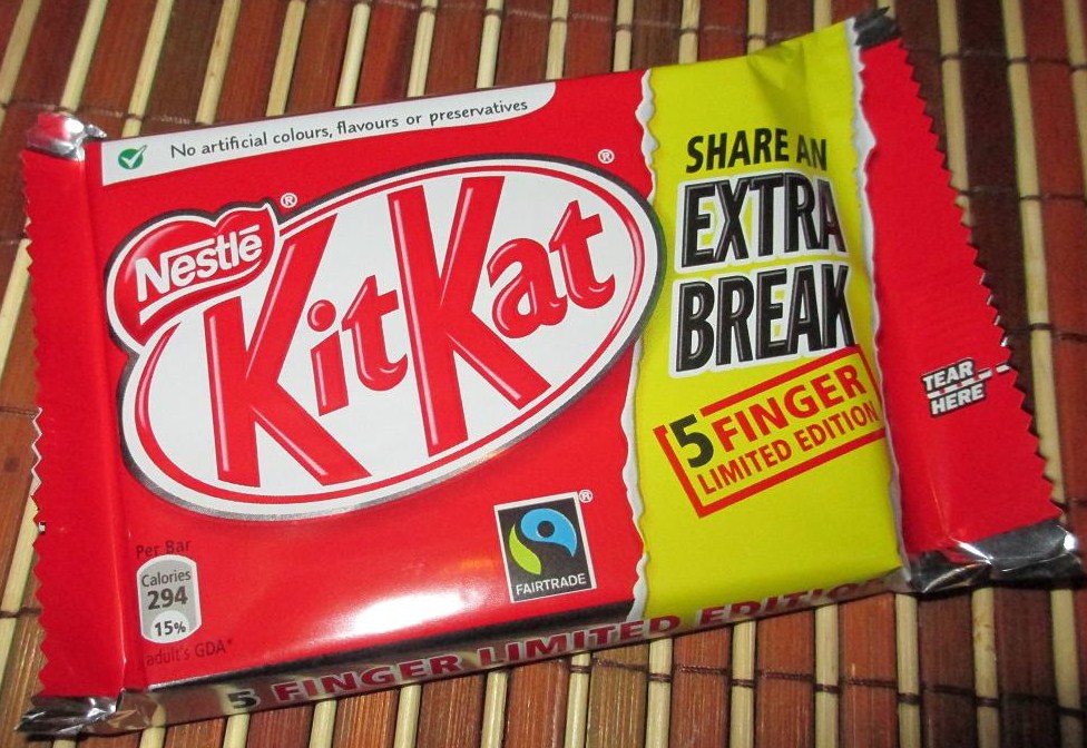 FOODSTUFF FINDS: Kit Kat – 5 Finger [Limited Edition] (Boots) [By @cinabar]