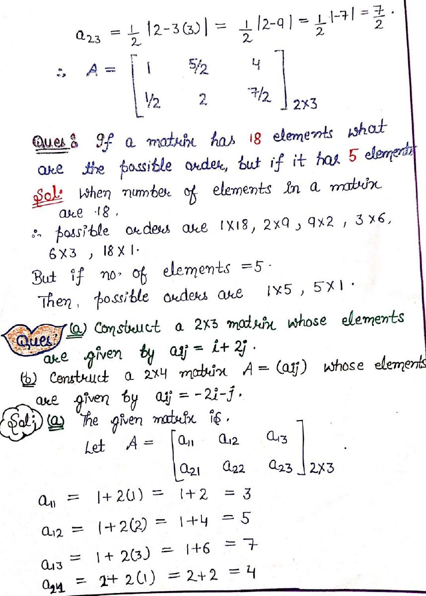CH 3 - Matrices - Plus Two