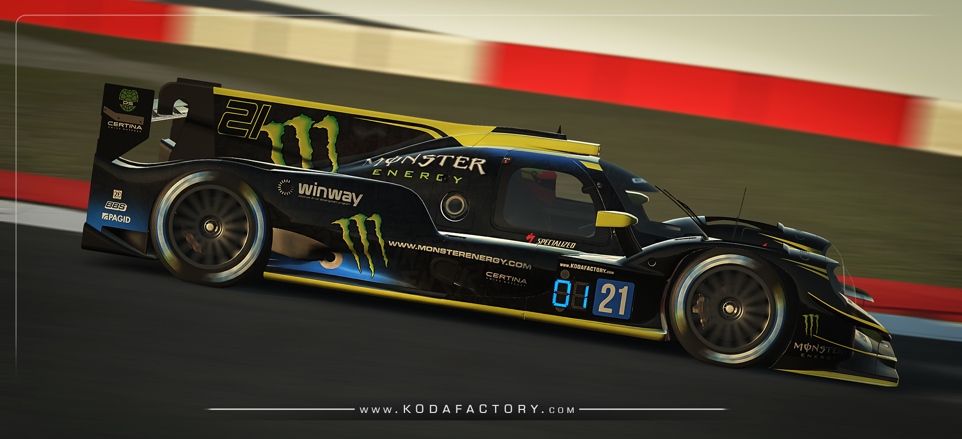 Koda Factory: Monster Energy Oreca LMP2 | rFactor 2