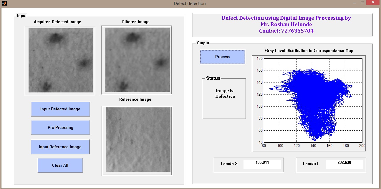 Eigen Value Based Rust Defect Detection And Evaluation Of Steel Coating