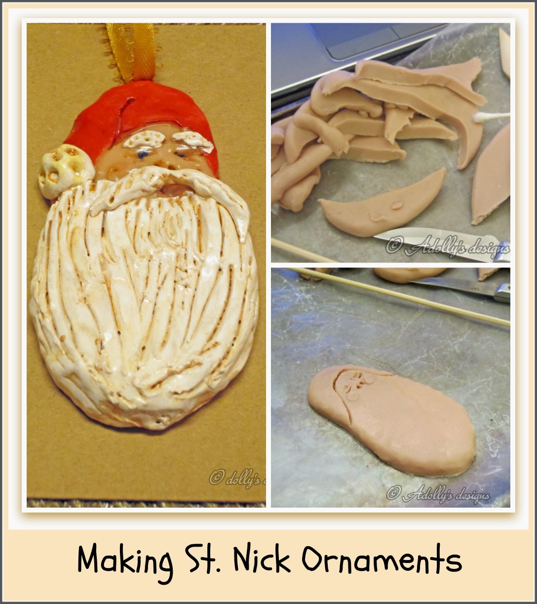 dolly's designs: Working on St. Nicholas Ornaments