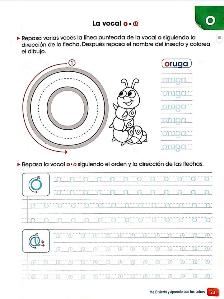 Fichas Vocales Primer Grado - DESCARGA
