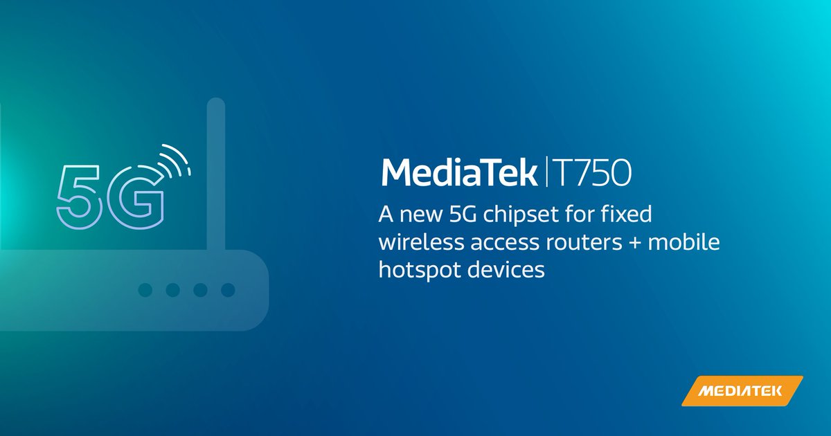 MediaTek Umumkan Chipset 5G T750 Khusus Router
