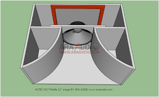 Skema Box Middle 12 inch Altec M17 Suara Lantang Jauh