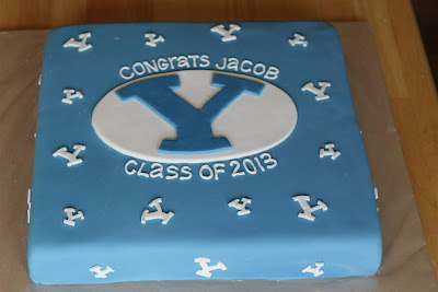 Patty Cakes Bakery: BYU birthday/graduation cake