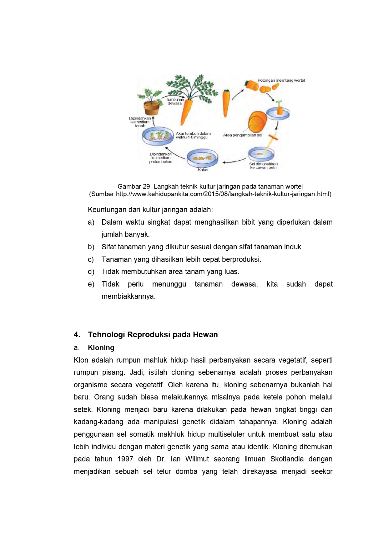 Sistem Perkembangbiakan Tumbuhan dan Hewan SMP/MTS kelas 9