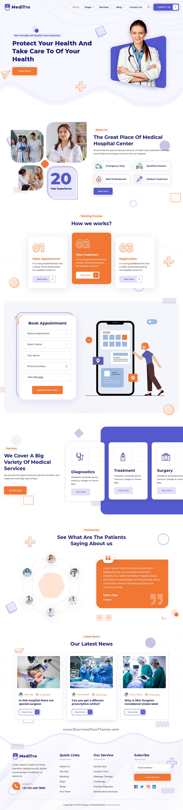 Medical and Healthcare Bootstrap 5 HTML Template - Download New Themes