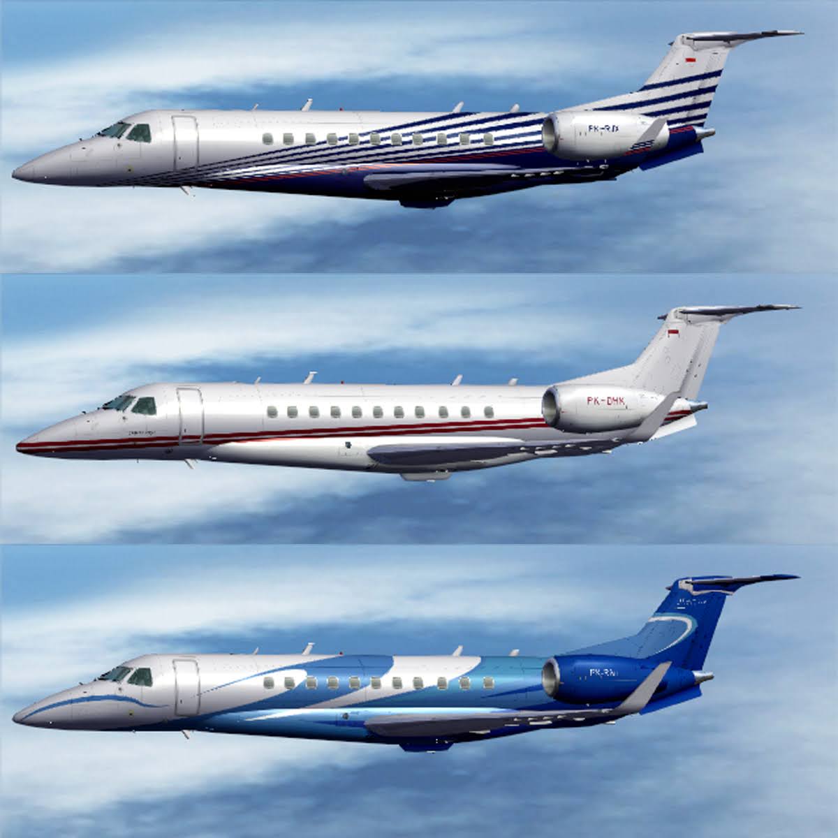 Maulatama Jaka: Premiair Posky Embraer Legacy 600