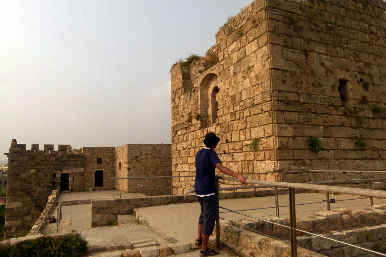 the viewing deck: Byblos (Jbeil) Archaeological Site