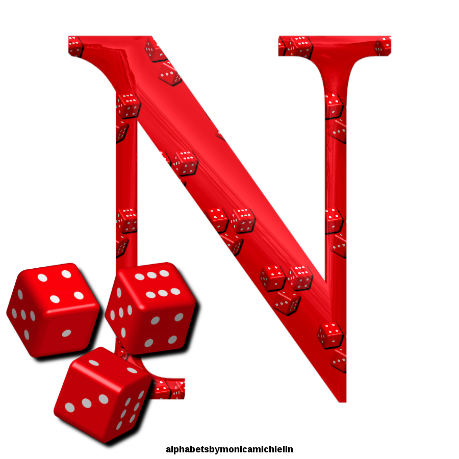 M. Michielin Alphabets: RED DICES GAME ALPHABET PNG, ALFABETO JOGO DE ...