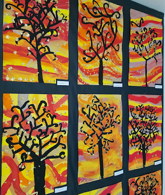 Mrs. Pearce's Art Room : Fall Trees