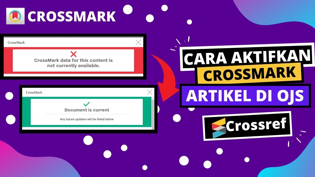 Cara Mengaktifkan Crossmark Artikel di OJS - EDUKASIKU.COM