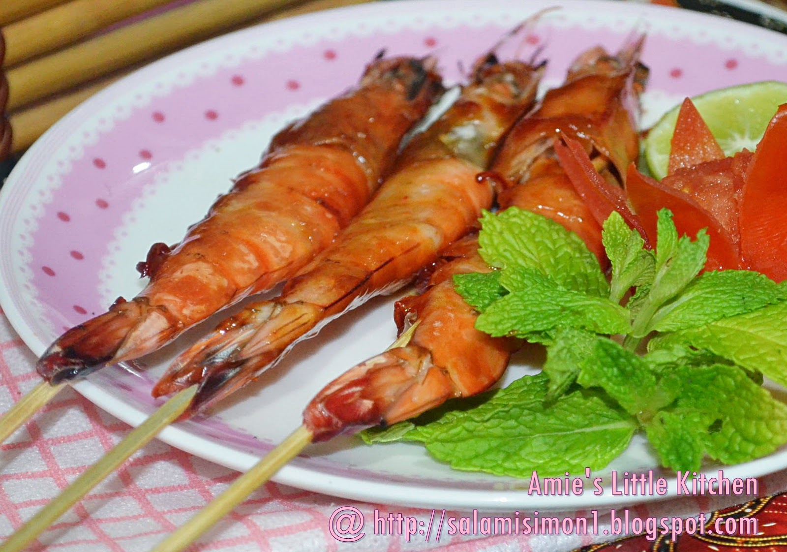 Sate Udang - Amie's Little Kitchen