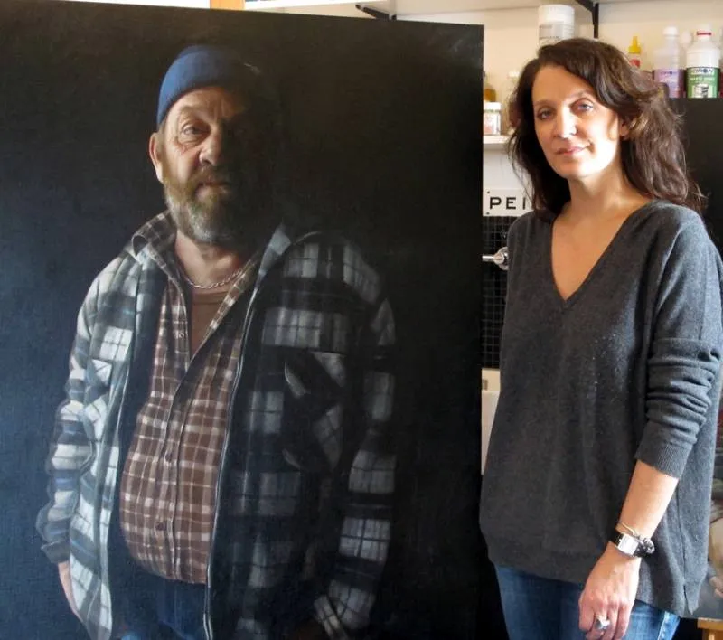 Anne-Christine Roda, 1974 | Hyperrealist painter | Masterpiece | Tutt'Art@