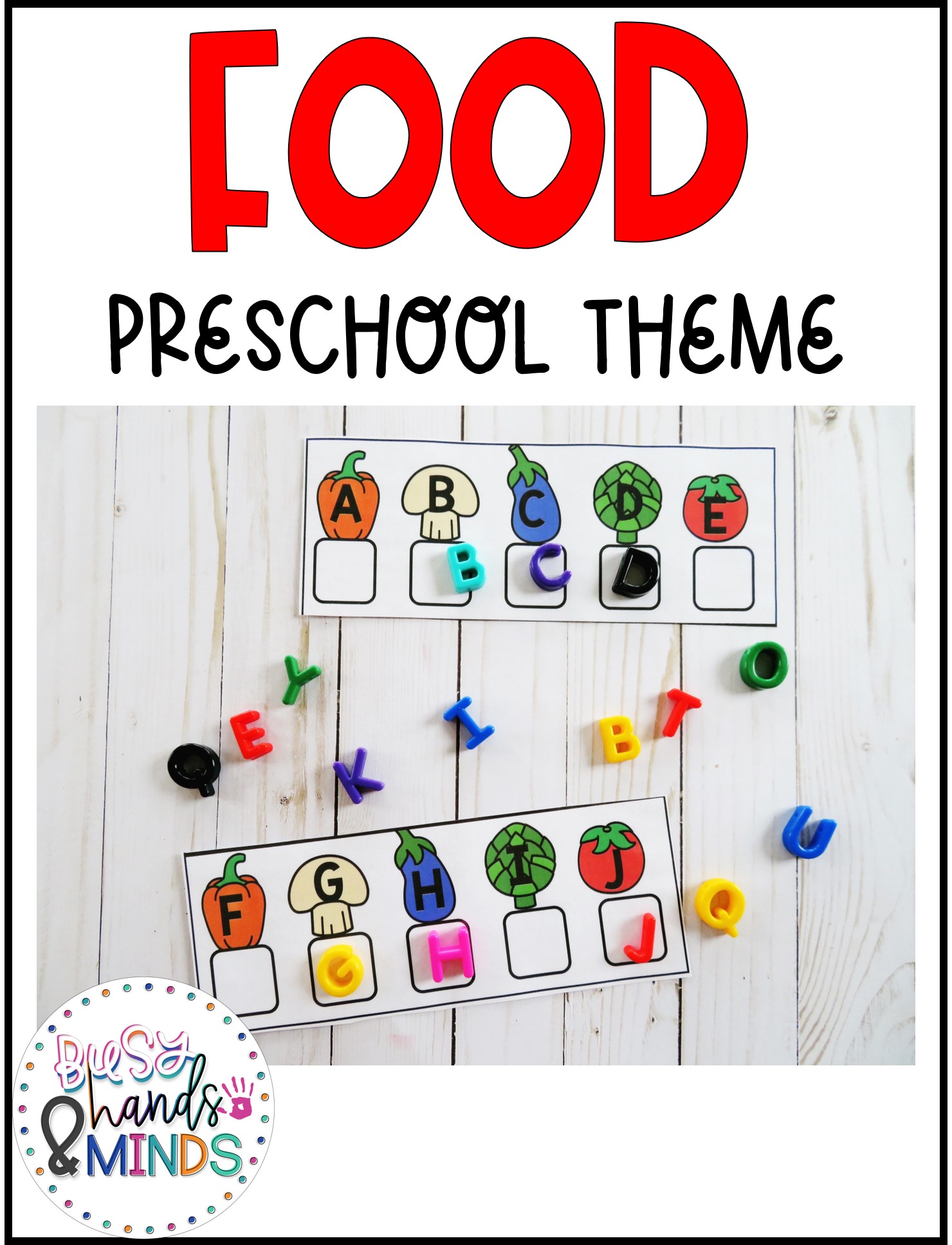 Food and Nutrition Preschool Theme | Busy Hands and Minds