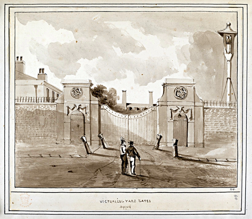 OLD DEPTFORD HISTORY: Victualling Yard Entrance at Deptford
