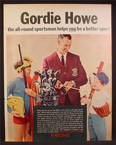 The Five Tool Collector: Eaton's Gordie Howe Postcard
